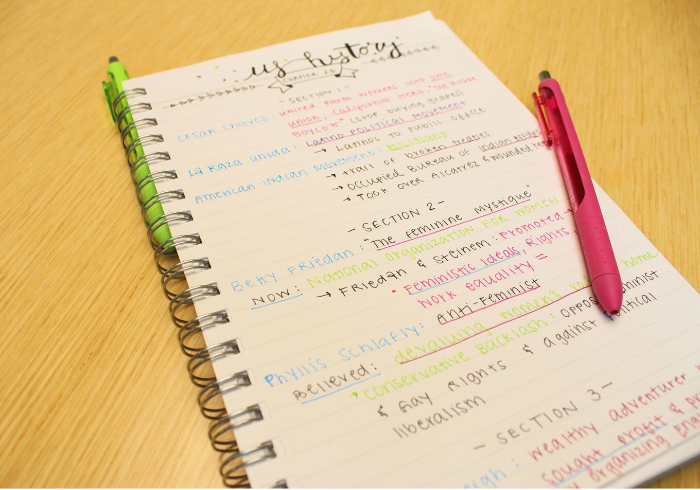 Follow these tips to improve your history note taking skills:
